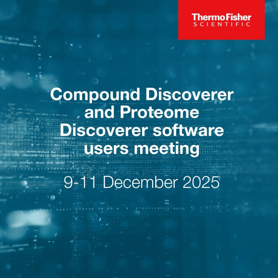 Registration is now open for the Compound Discoverer Users Meeting | My ...